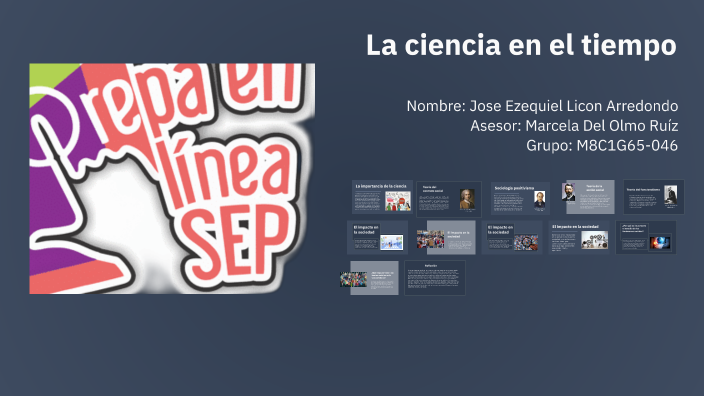 La ciencia en el tiempo by jose licon on Prezi