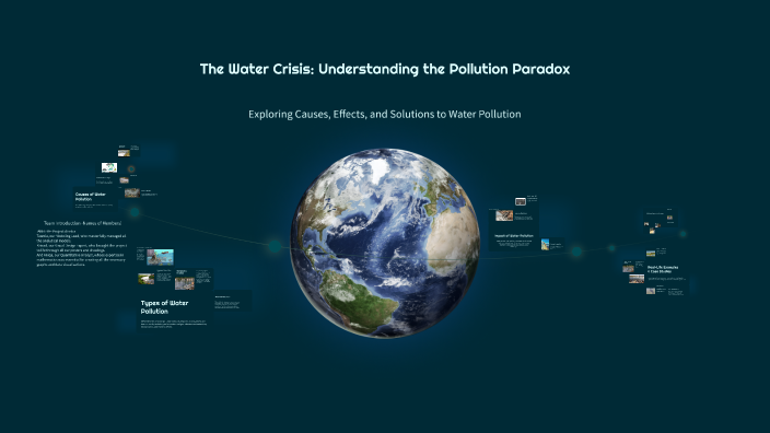 The Water Crisis: Understanding the Pollution Paradox by rateeba fajar ...