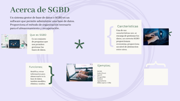 Presentacion acerca de SGBD by Dulce Yuridia Jiménez Ozuna on Prezi