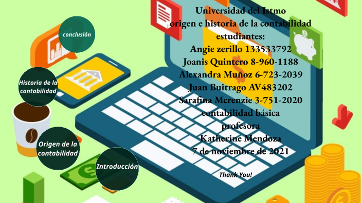 Origen y la historia de la contabilidad by alexandra muñoz on Prezi