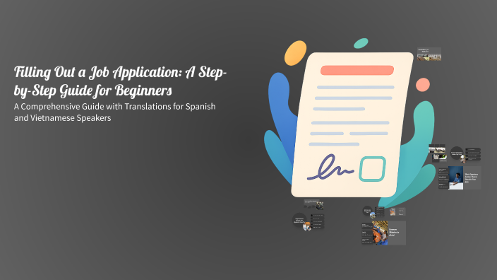 Filling Out a Job Application: A Step-by-Step Guide for Beginners by ...