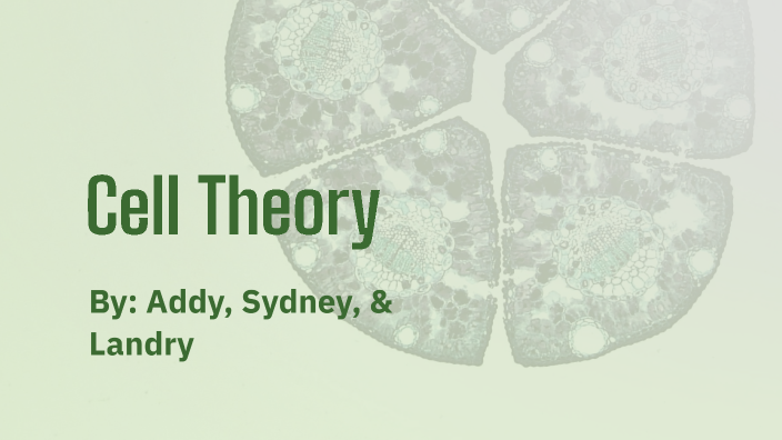 Cell Theory by Addison Bridges on Prezi