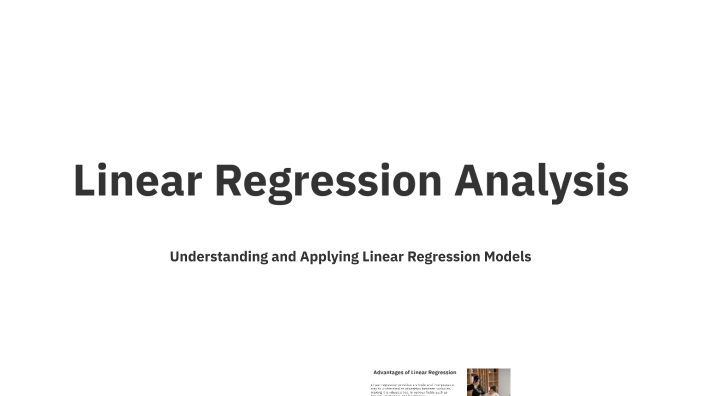 Linear Regression Analysis by Daniel Agusto Limada on Prezi