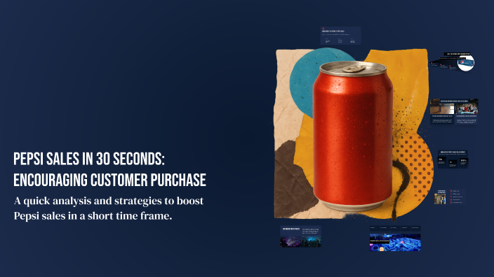 Pepsi Sales in 30 Seconds: Encouraging Customer Purchase by Yarik ...