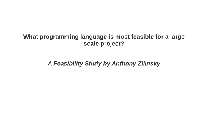 Levels of Programming Languages by Anthony Zilinsky on Prezi