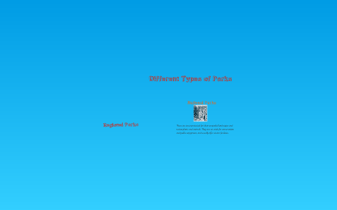 Different Types of Parks by vincent ogida