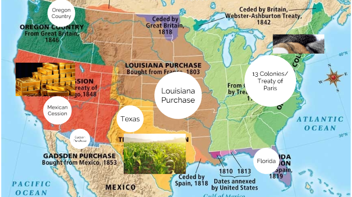 Manifest Destiny Map by Jacob Pierce on Prezi