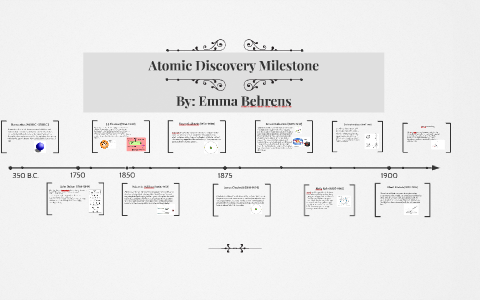Atomic Discovery Malestone by Emma Behrens on Prezi
