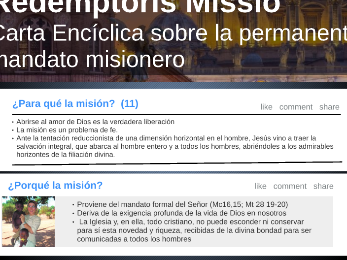 Redemptoris Missio by Fredy Velasquez on Prezi