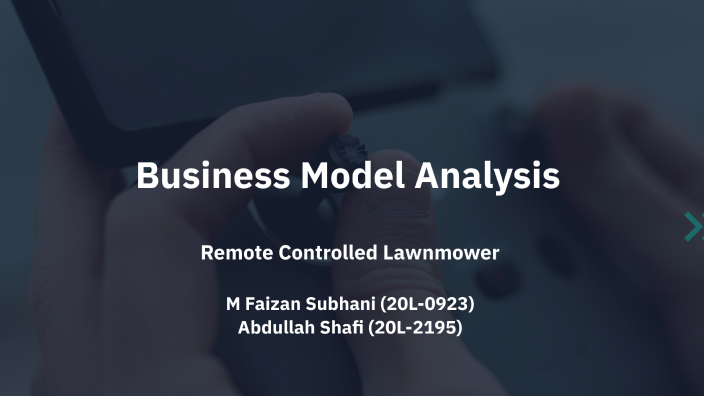 Remote Controlled Lawnmower by M Faizan Subhani on Prezi