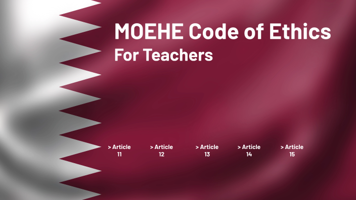 MOEHE Code of Ethics For Teachers by Bernadette C. Lozada on Prezi