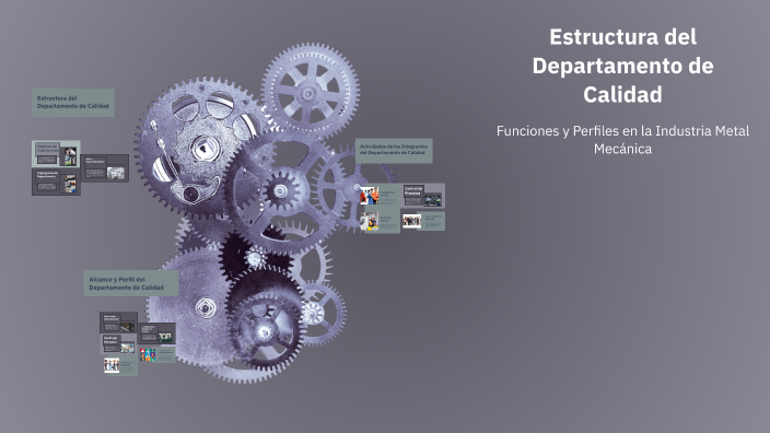 Estructura del Departamento de Calidad by brenda linares on Prezi