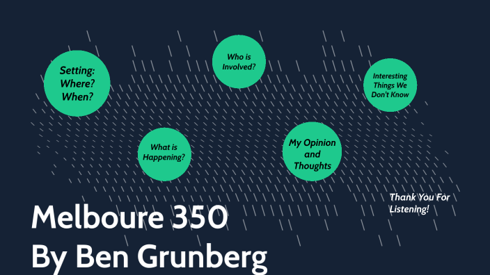 Melbourne 350 by Benjamin Grunberg on Prezi