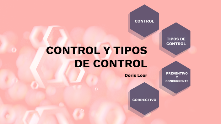 Control y tipos de control by Doris Loor on Prezi