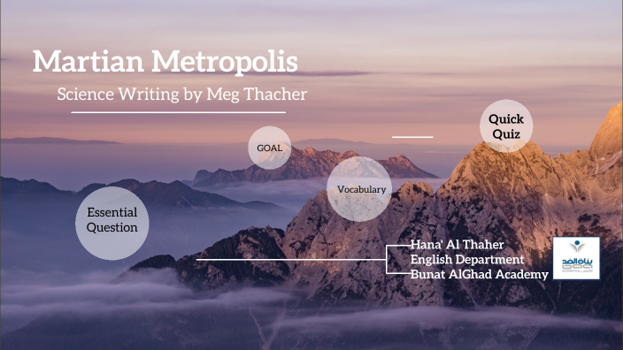 Martian Metropolis by hana Thaher on Prezi