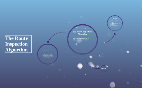 The Route Inspection Algorithm by Sydney Cornforth on Prezi