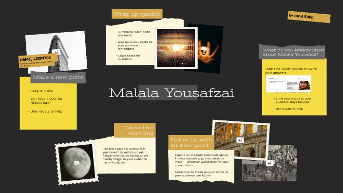 History Lesson - Malala Yousafzai by Shellee Daniel on Prezi
