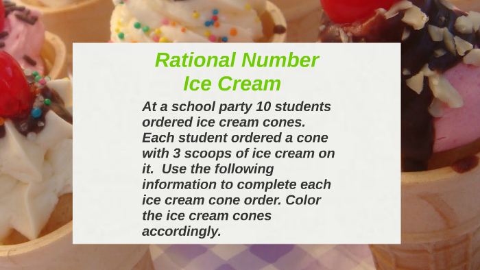 Rational Number Ice Cream by Laura Vanderpoel on Prezi