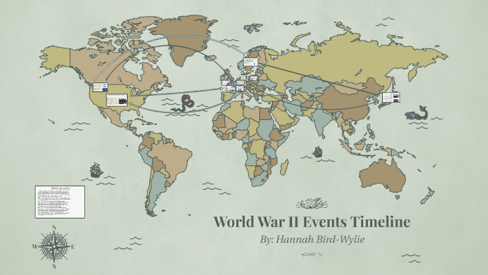 World War II Events Timeline by Hannah Bird-Wylie