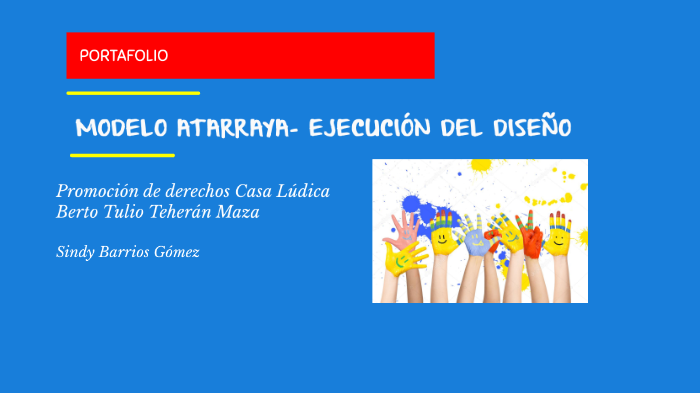 MODELO ATARRAYA- EJECUCIÓN DEL DISEÑO by Sindy Barrios Gómez on Prezi