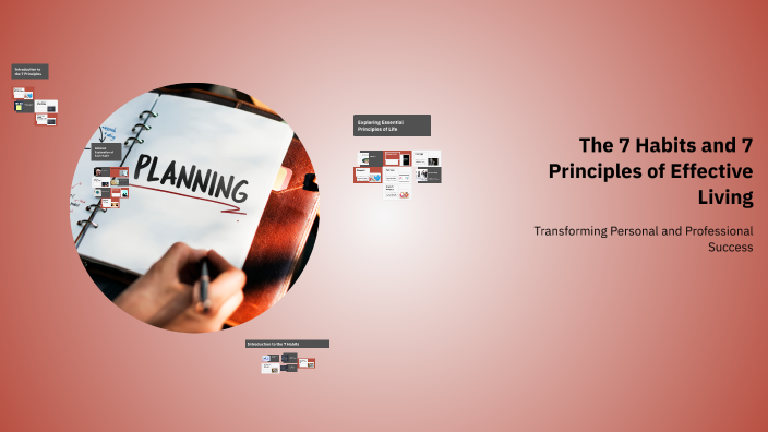 The 7 Habits and 7 Principles of Effective Living by ASHLEY PEREZ GOMEZ ...