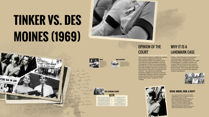 TINKER VS. DES MOINES (1969) by Rylee Walls on Prezi