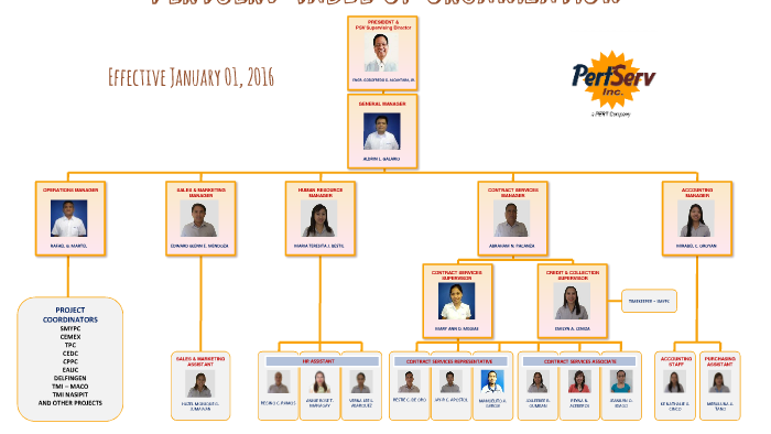 PERTSERV TABLE OF ORGANIZATION by Hazel Monique Jumawan on Prezi