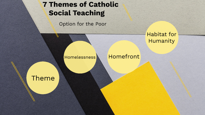 7 Themes of Catholic Social Teaching by Mason Utset on Prezi