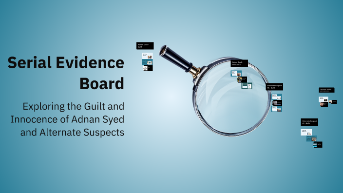 Serial Evidence Board by mama on Prezi