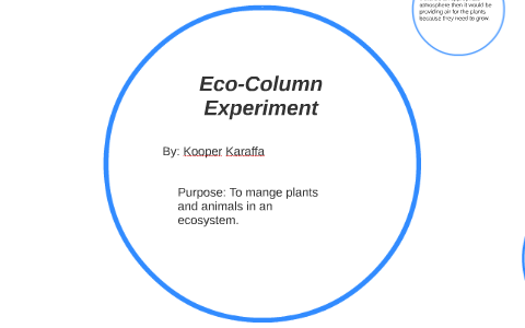 Eco-Column Experiment by Kooper Karaffa on Prezi
