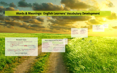 Words & Meanings: English Learners' Vocabulary Development by on Prezi