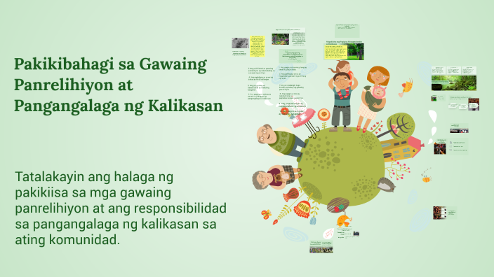 Pakikibahagi sa Gawaing Panrelihiyon at Pangangalaga ng Kalikasan by ...