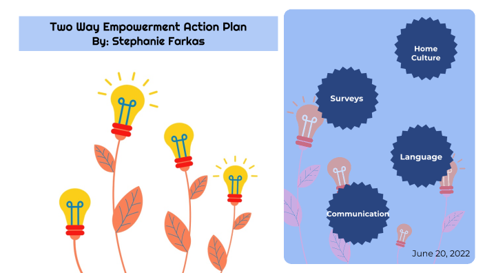 Two Way Empowerment Action Plan By: Stephanie Farkas by Stephanie ...