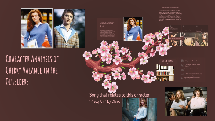 Character Analysis of Cherry Valance in The Outsiders by Zack Lorenosn ...
