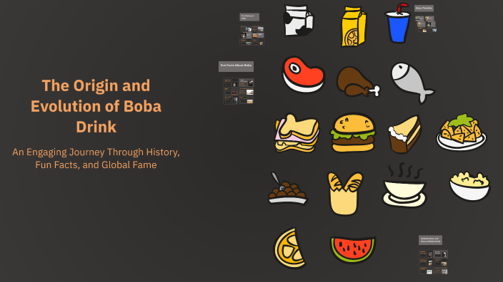 The Origin and Evolution of Boba Drink by Mahdi EL-Hadi on Prezi