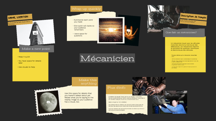 Mécanicien by Angus Haynes élève on Prezi