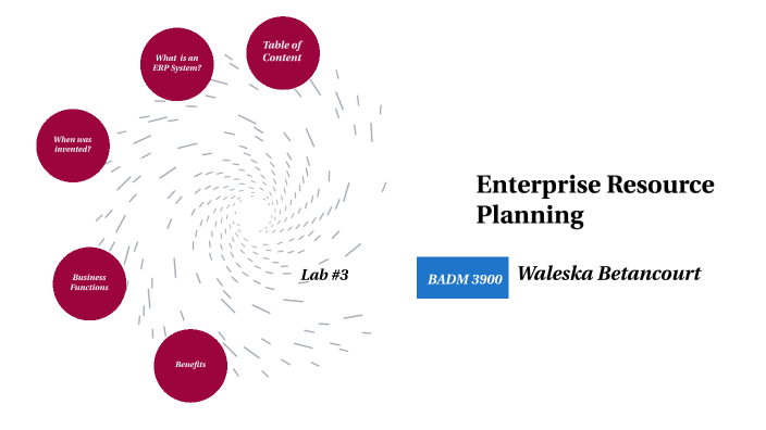 Enterprise Resource Planning by Waleska Betancourt on Prezi
