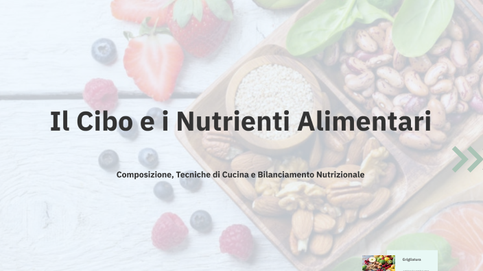 Il Cibo e i Nutrienti Alimentari by Crispino Meroli on Prezi