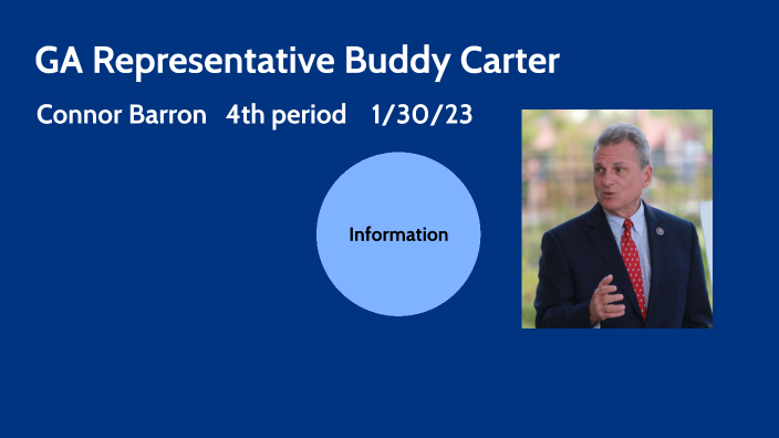 GA Representative Buddy Carter by connor barron on Prezi