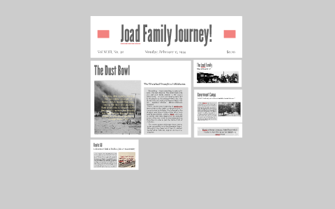 Joad Family Journey! by Victoria Willard on Prezi