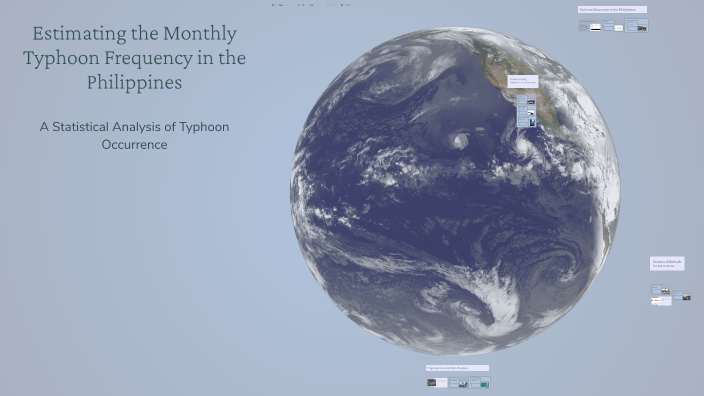 Estimating the Monthly Typhoon Frequency in the Philippines by Andrew ...