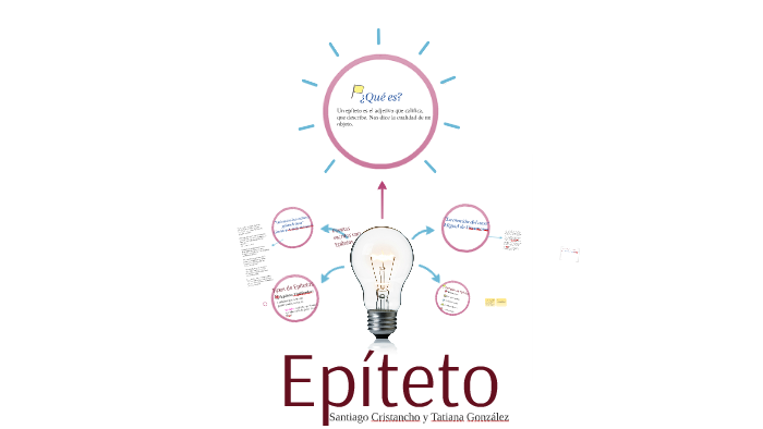 Epíteto by Tatiana Gonzalez on Prezi