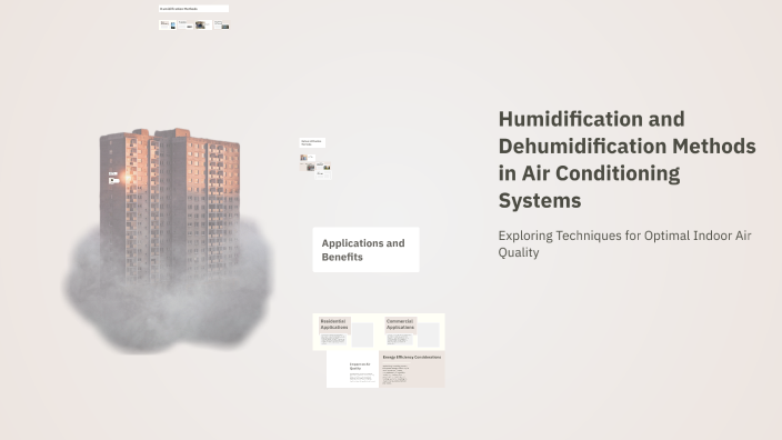 Humidification and Dehumidification Methods in Air Conditioning Systems ...