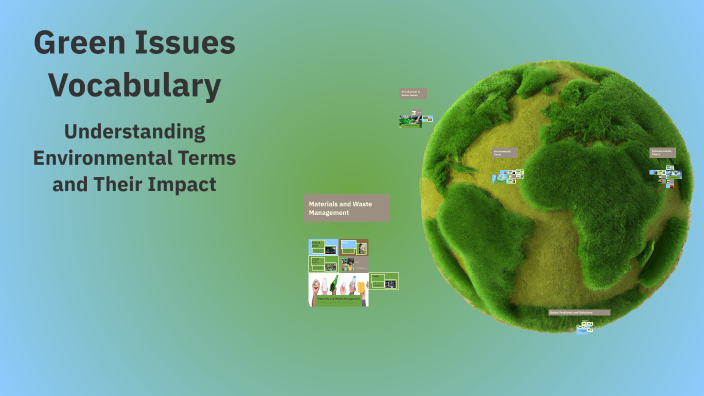 Green Issues Vocabulary by Hélène Olivares del Pino on Prezi
