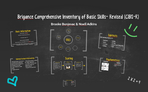Brigance Diagnostic Comprehensive Inventory of Basic Skills by Noell ...