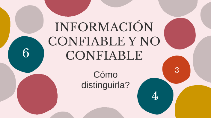 información confiable y no confiable by Andy Maizares on Prezi