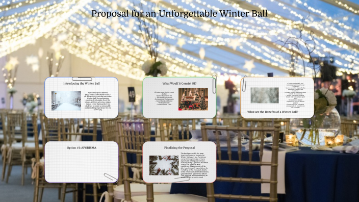 Proposal for an Unforgettable Winter Ball by Beatrice Esposito on Prezi