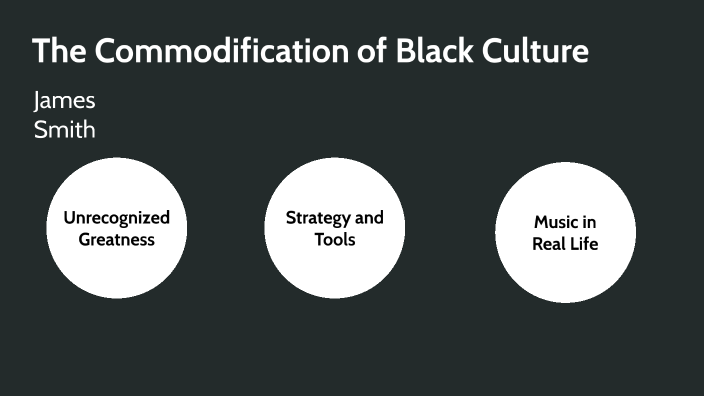 The commodification of black culture by James Smith on Prezi