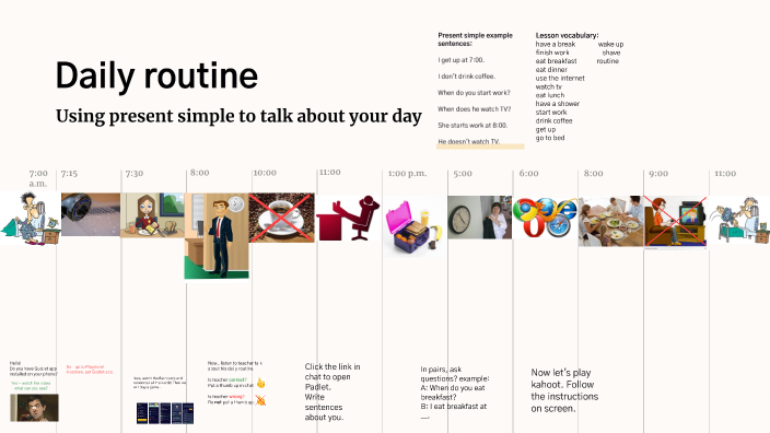 Daily Routine by Mark Thomas on Prezi