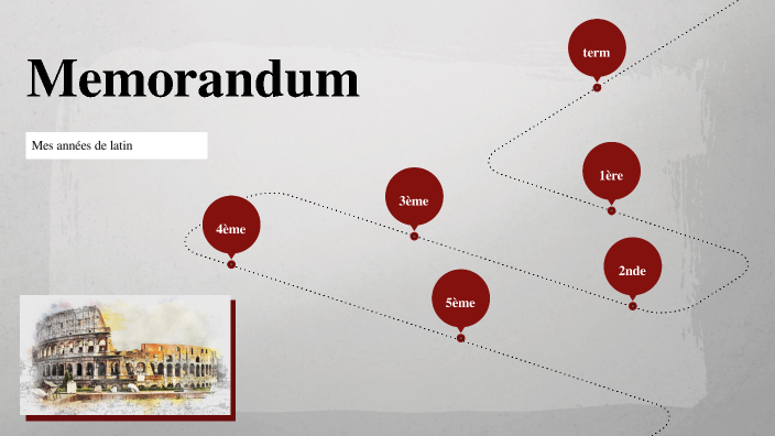 Memorandum latin by Quitterie de Damas on Prezi